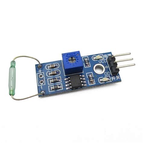 jual sensor magnetic reed switch magnetron magnet modul arduino