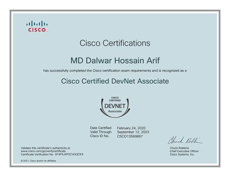 Certificates Dalwar Hossain