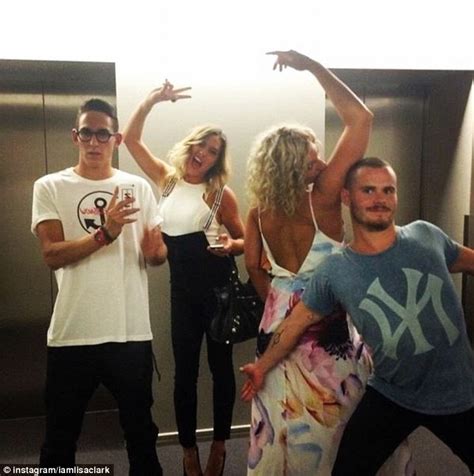 Big Brothers David Hodis Kisses Layla Subritzky At Gold Coast Night