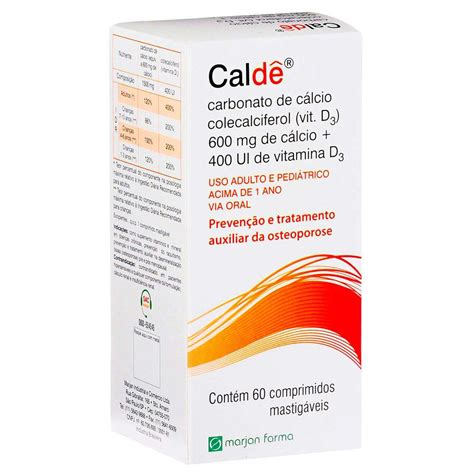Calde Comprimido Mastigavel X 60