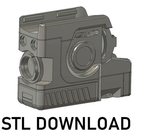Airsoft Mk23 Socom Laser Aiming Module Stl 3d Files