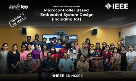 Microcontroller Based Embedded System Design Workshop Ieee Day 2025