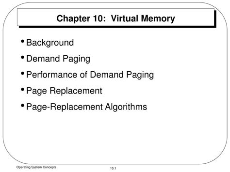 Ppt Chapter 10 Virtual Memory Powerpoint Presentation Free Download