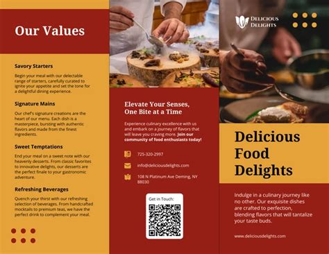 Food Leaflet Design