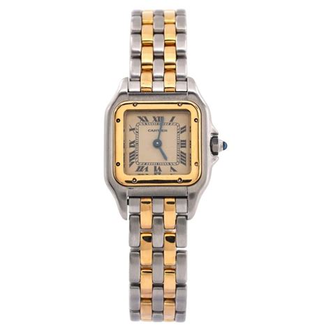 Cartier Panthere De Cartier Quartz Watch Stainless Steel And Yellow