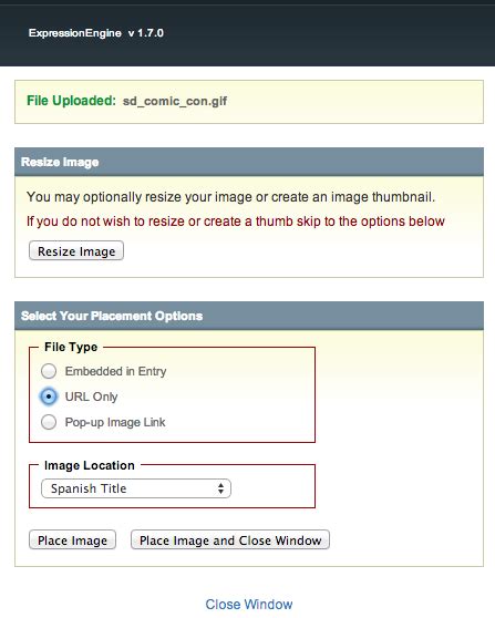 Upload Image And Get Url Only In Text Field Expressionengine® Answers