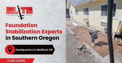 Foundation Stabilization Services In Southern Oregon Elite Foundation