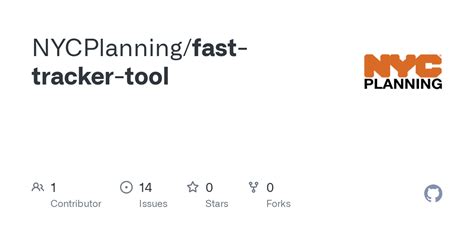 GitHub NYCPlanning Fast Tracker Tool