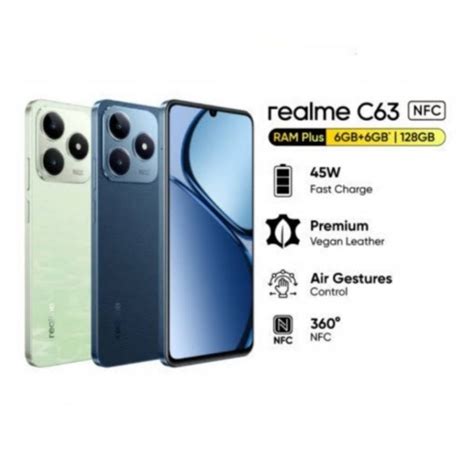 Jual Hp Realme C63 Nfc 6 128 Gb Relmi C 63 Ram 6gb Rom 128gb Garansi Resmi Shopee Indonesia