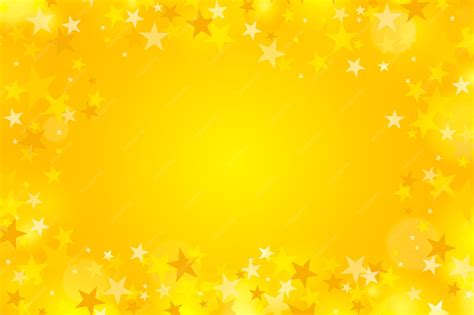 Gradient Yellow Star Background Premium Vector