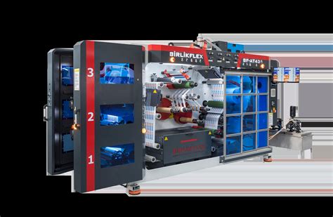 3 Color Adhesive Tape Printing Machine Birlikflex Machine