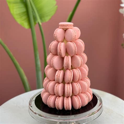 Side By Side Macaroon Tower Small Catering The White Boutique