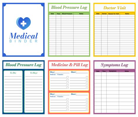 Medical Binder Forms 10 Free Pdf Printables Artofit