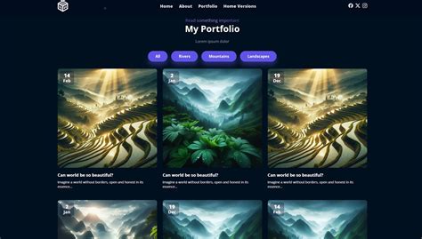 Cubic Vue Js Dark Portfolio Template By Vandanthemes Codester