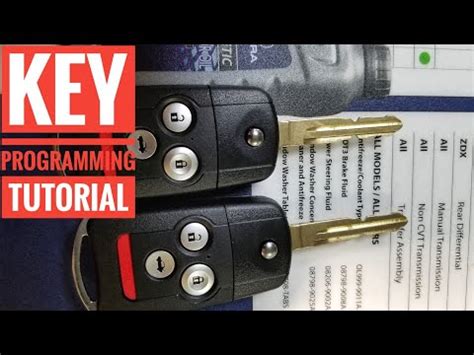 HOW TO PROGRAM CAR KEY WITH ONLY ONE KEY AUTEL MK808 YouTube