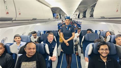 Indigo First Flight With New Business Class Stretch Takes Off
