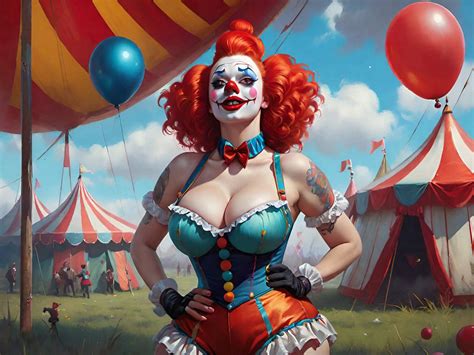 Retro Clown 3 By Alexisravenharlow On Deviantart