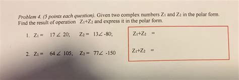 Solved Problem 4 5 Points Each Question Given Two