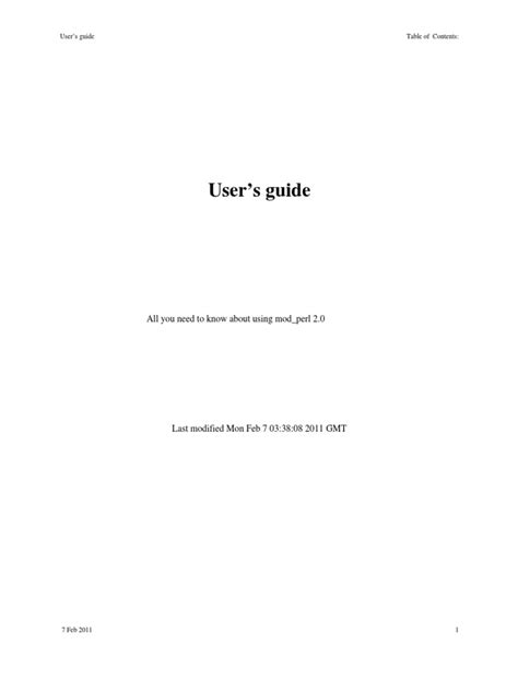 user guide mod perl2 0 pdf perl apache server
