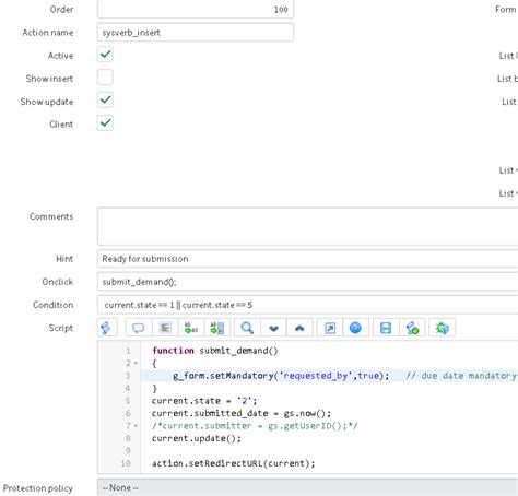 solved how to make field mandatory with business rule and servicenow community