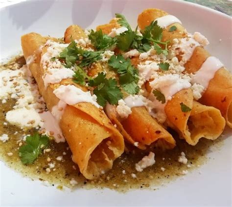 Receta De Flautas De Pollo ⇨ Ricas Y Fácil De Hacer