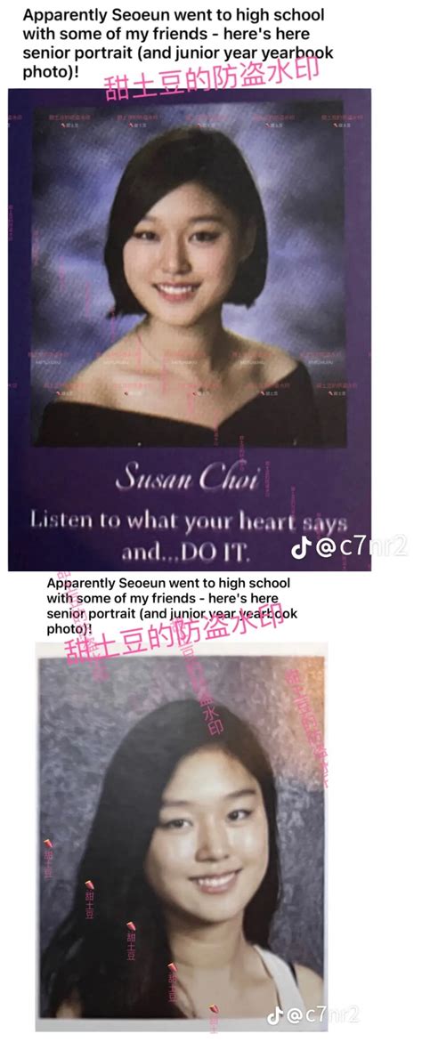 Singles Inferno 2 Star Choi Seo Euns High School Yearbook Photos