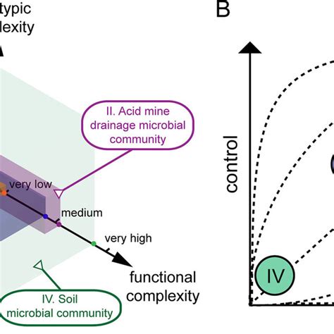 Dimensions Of Complexity In Microbial Communities A We Define Three