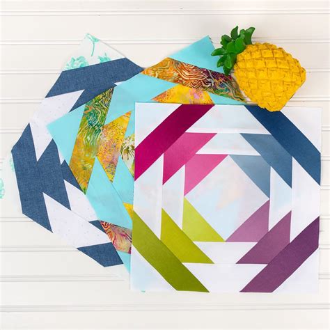 Pineapple Quilt Block Tutorial