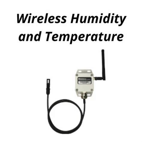Wireless Temperature And Humidity Sensors Wireless Humidity And Temperature At Best Price In
