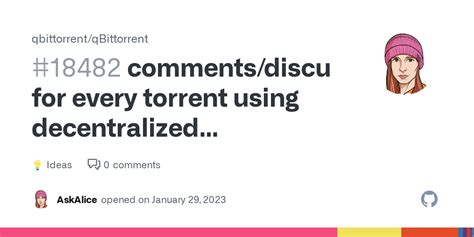 Comments Discussion For Every Torrent Using Decentralized Databases