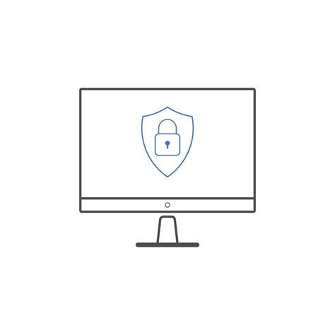 Web Security Line Icons Website Security Shield Protection Icon Symbol 11052513 Vector Art At