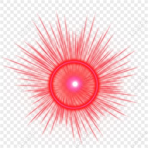 Rayo Rojo Luz Del Sol Resplandor Rojo Efecto De Luzefectos
