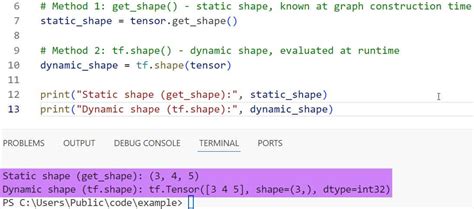 How To Use Tensorflow Getshape Function