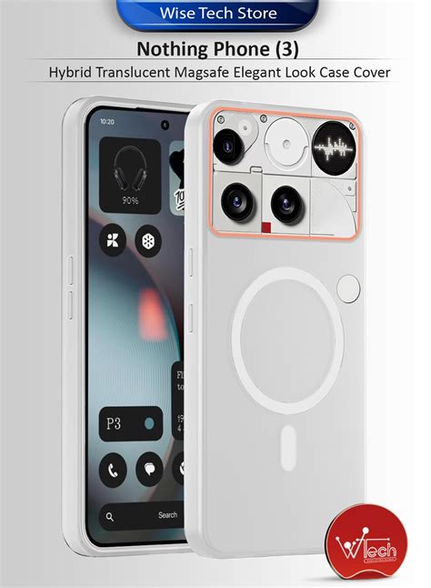 Syndee Nothing Phone 3 5g 2025 Hybrid Translucent Magsafe With Magnetic Charging Raised Camera