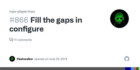 Fill The Gaps In Configure Issue Mpv Player Mpv GitHub