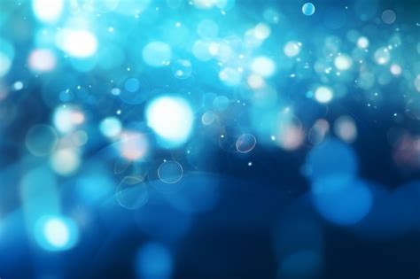 Premium Photo Abstract Background Bokeh Circle Light Blueabstract Blue Effect Backgroundlight