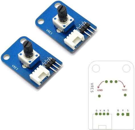Wixine 2pcs 10k Ohm Rotary Potentiometer Module For Arduino
