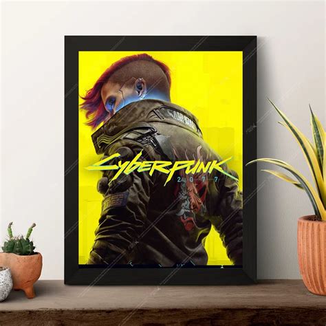 A2 Cyberpunk 2077 Poster V The Mercenarys Journey Art Print Local