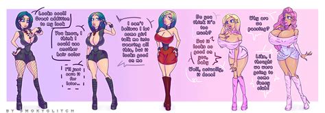Cmsn Oc Jade Bimbofication Tf By Smokyglitch On Deviantart