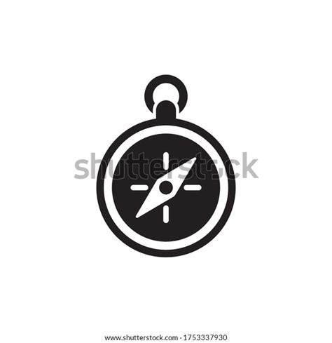 Compass Map Navigation Icon Trendy Design Stock Vector Royalty Free