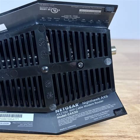 ⚡️netgear Nighthawk Cax30 Ax2700 Wifi Ax6 Cable Modem Router Cables 👉