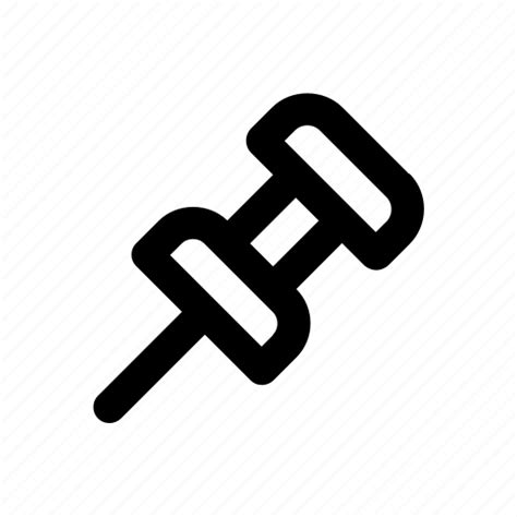 Pin Tools Pushpin Work Office Icon Download On Iconfinder