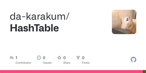 Github Da Karakumhashtable