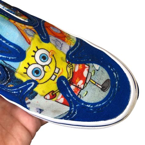 Vans X Spongebob Classic Slip On Aloha Shoes Vn0a33tb Gem