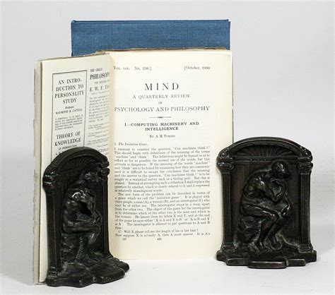 Computing Machinery And Intelligence In Mind Alan Turing First Edition