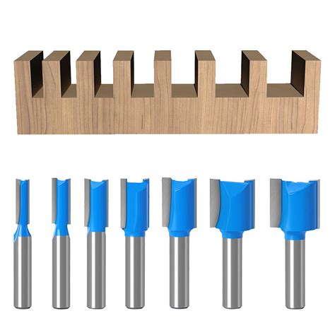 7 Stuks Frees Voor Bovenfrees 8 Mm Schacht Boordfrees Freesset