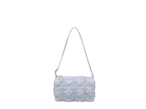 Carlyn Kira In Nylon With Silver Hardware Cloud Blue