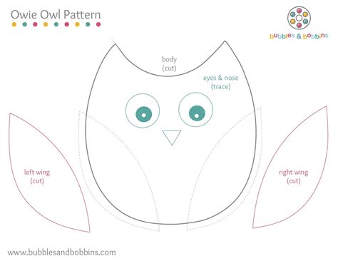 Free Printable Owl Pillow Pattern