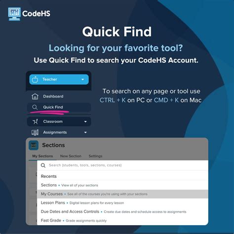 Codehs On Linkedin Have You Tried The Quick Find Search Yet This Tool Helps You Find The…