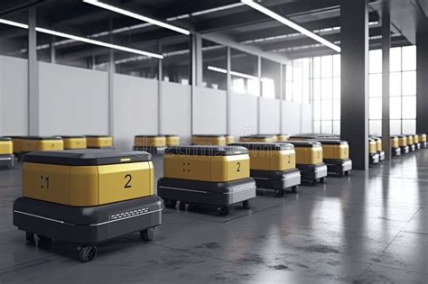 Robots Efficiently Sorting Hundreds Of Parcels Per Hourautomated